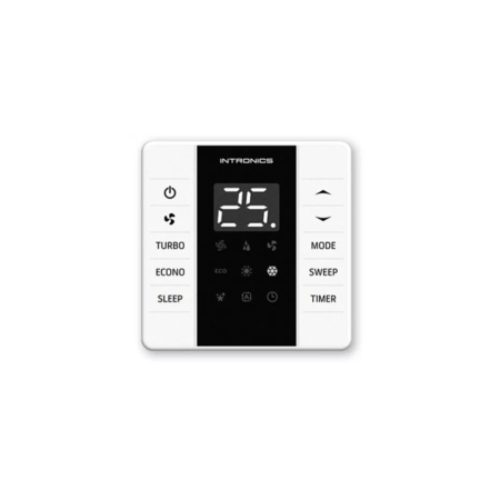INTRONICS Remote Room Thermostat Wireless Thermostat LCD 5.1 ...