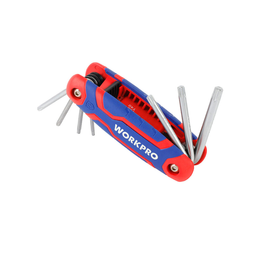 WORKPRO Folding Torx Key Set 8PC (WP222021) | Sangchaigroup