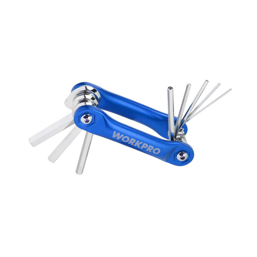 WORKPRO Folding Hex Key (METRIC) 8PC (WP222024) | Sangchaigroup
