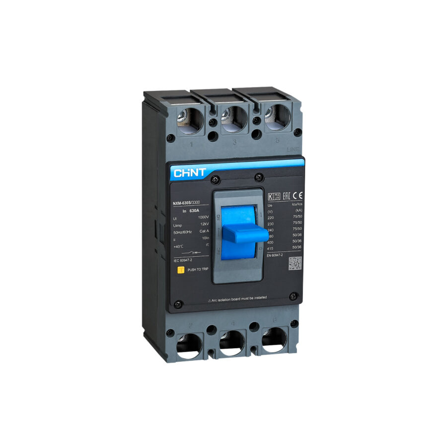 CHINT Moulded Case Circuit Breaker (MCCB) NXM-630S/3300 (50kA)(630AF ...