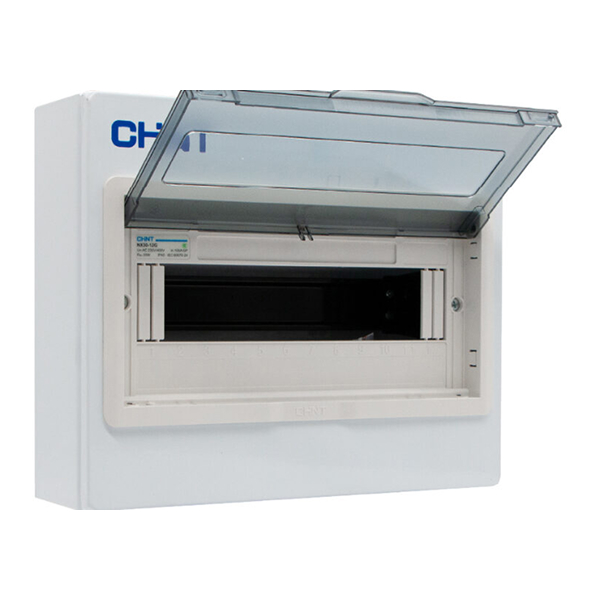 CHINT NX30-12G Surface Mounted Consumer Unit (12 Ways, Din Rail Type ...